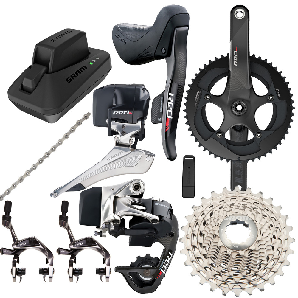 SRAM RED eTap Wireless Road Groupset with GXP Chainset | Sigma Sports
