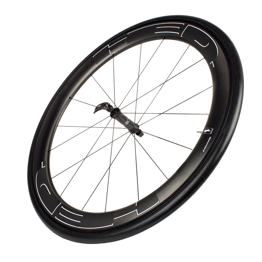 HED Jet 6 Black Front Clincher Wheel | Sigma Sports