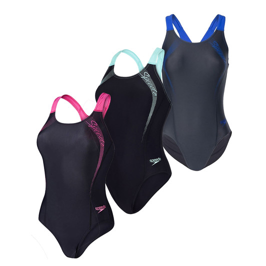 Speedo Logo Medalist Womens Swimsuit | Sigma Sports