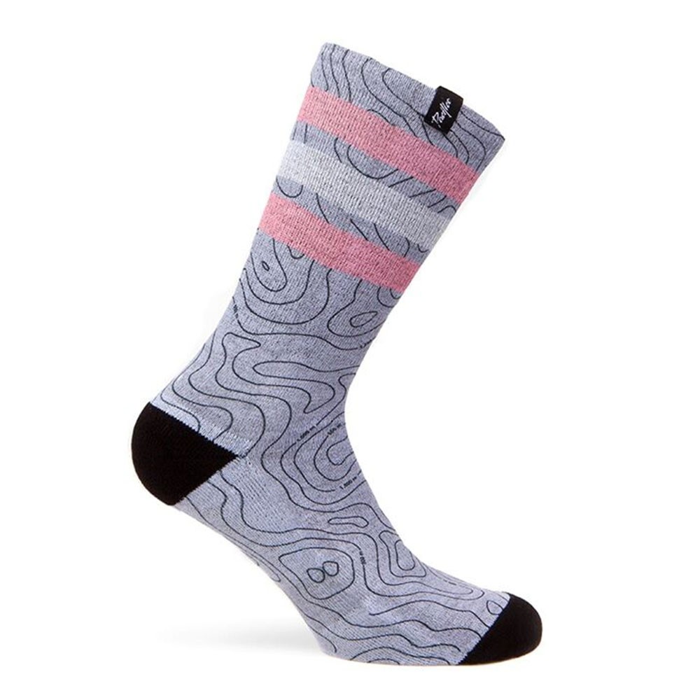 Pacific & Co. Map Grey Coolmax Socks | Sigma Sports