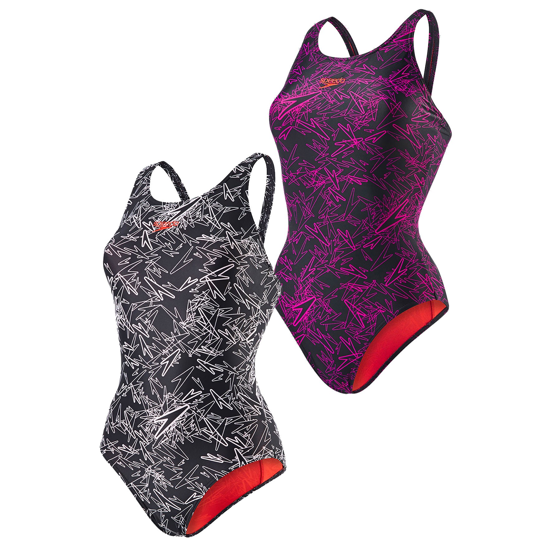 Speedo Boom Allover Muscleback Womens Swimsuit | Sigma Sports