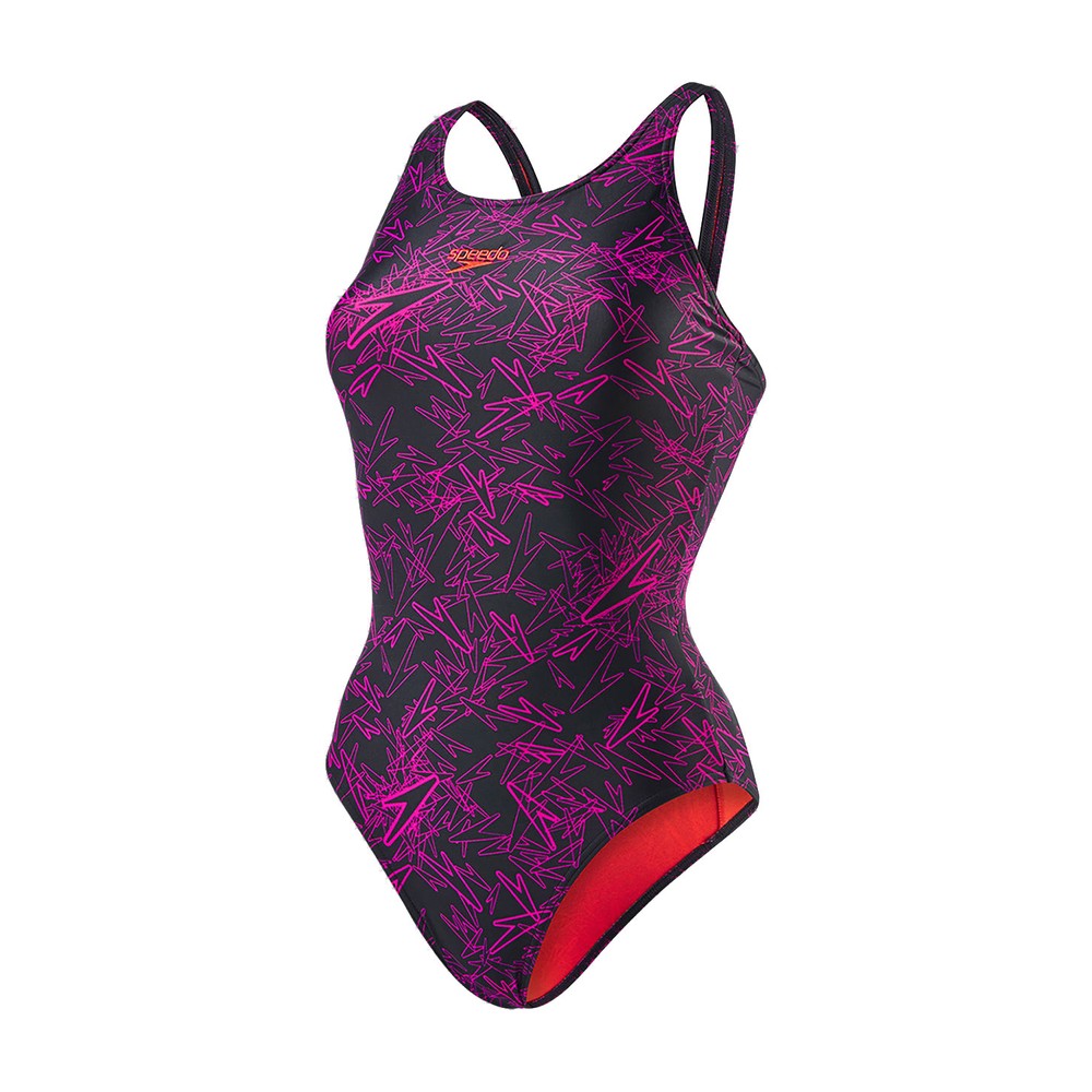 Speedo Boom Allover Muscleback Womens Swimsuit | Sigma Sports
