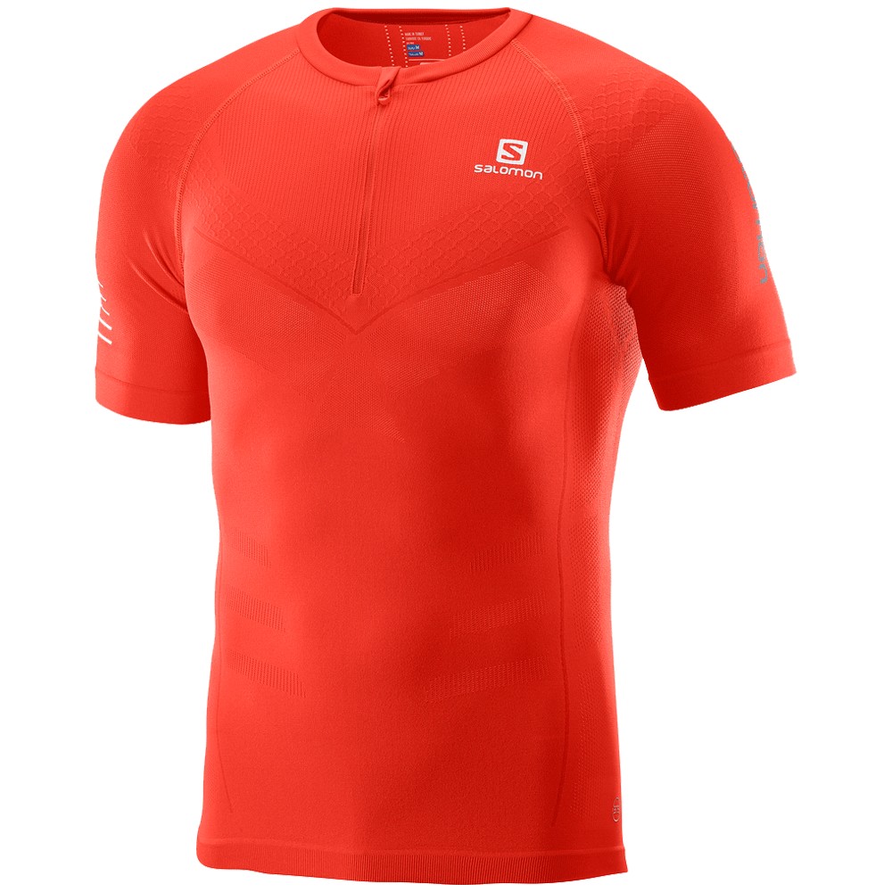 Salomon Exo Motion Short Sleeve Running Top | Sigma Sports