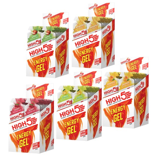 High5 Energy Gel Sachet Box of 20 x 40g | Sigma Sports