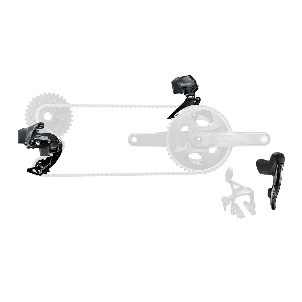 SRAM Force eTap AXS 2X Electronic Road Groupset | Sigma Sports