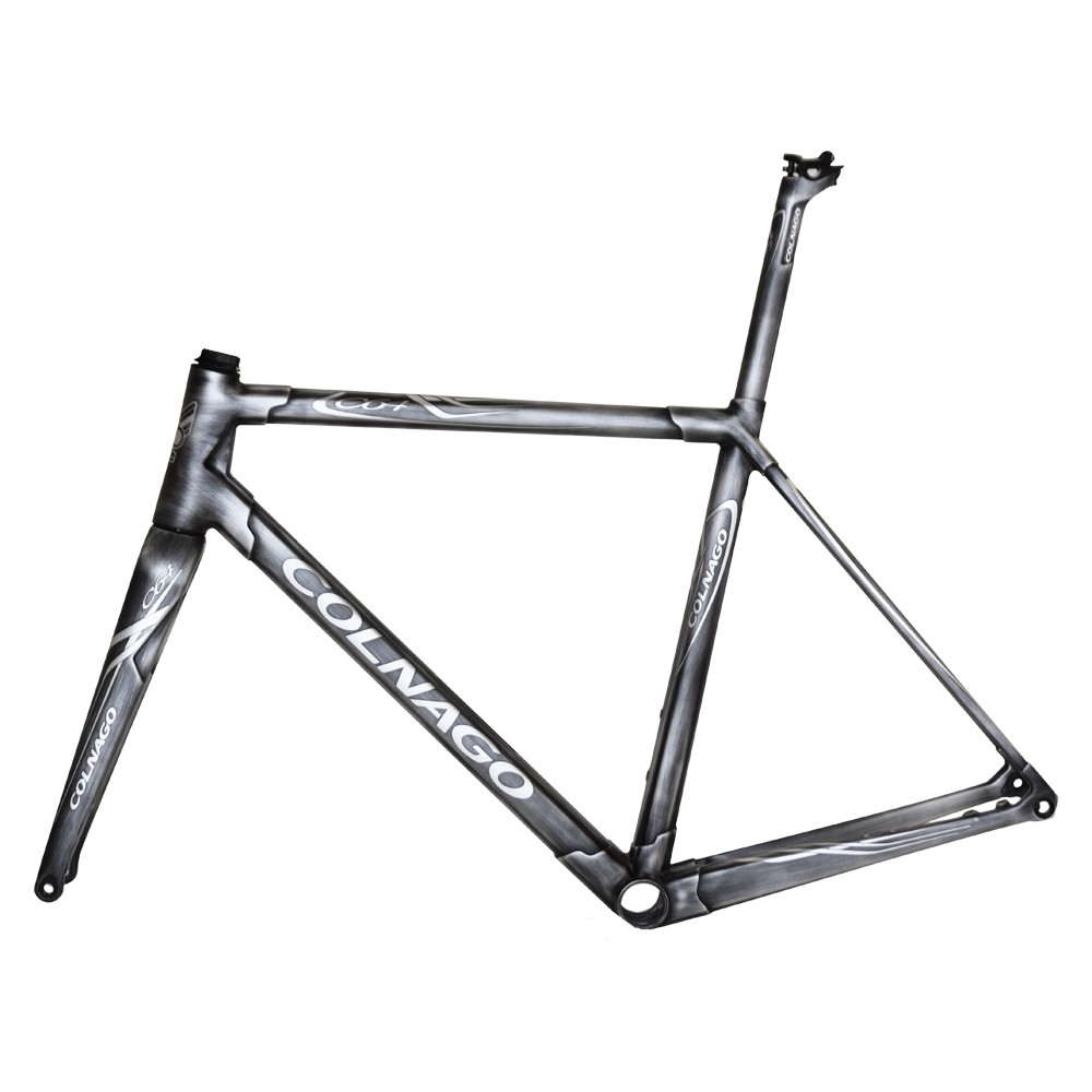 Colnago C64 Brushed Metal Road Disc Frameset (High Geometry) | Sigma Sports