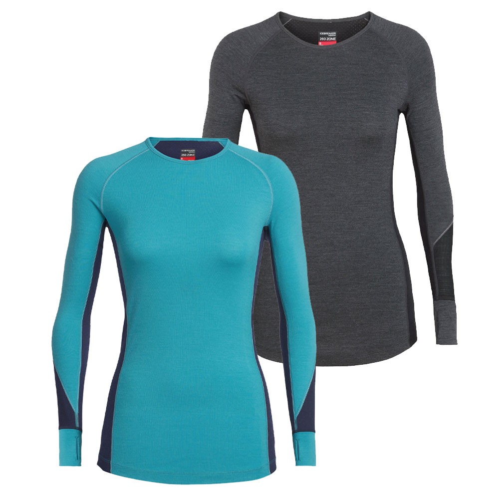 Icebreaker Zone 260 Long Sleeve Womens Base Layer | Sigma Sports