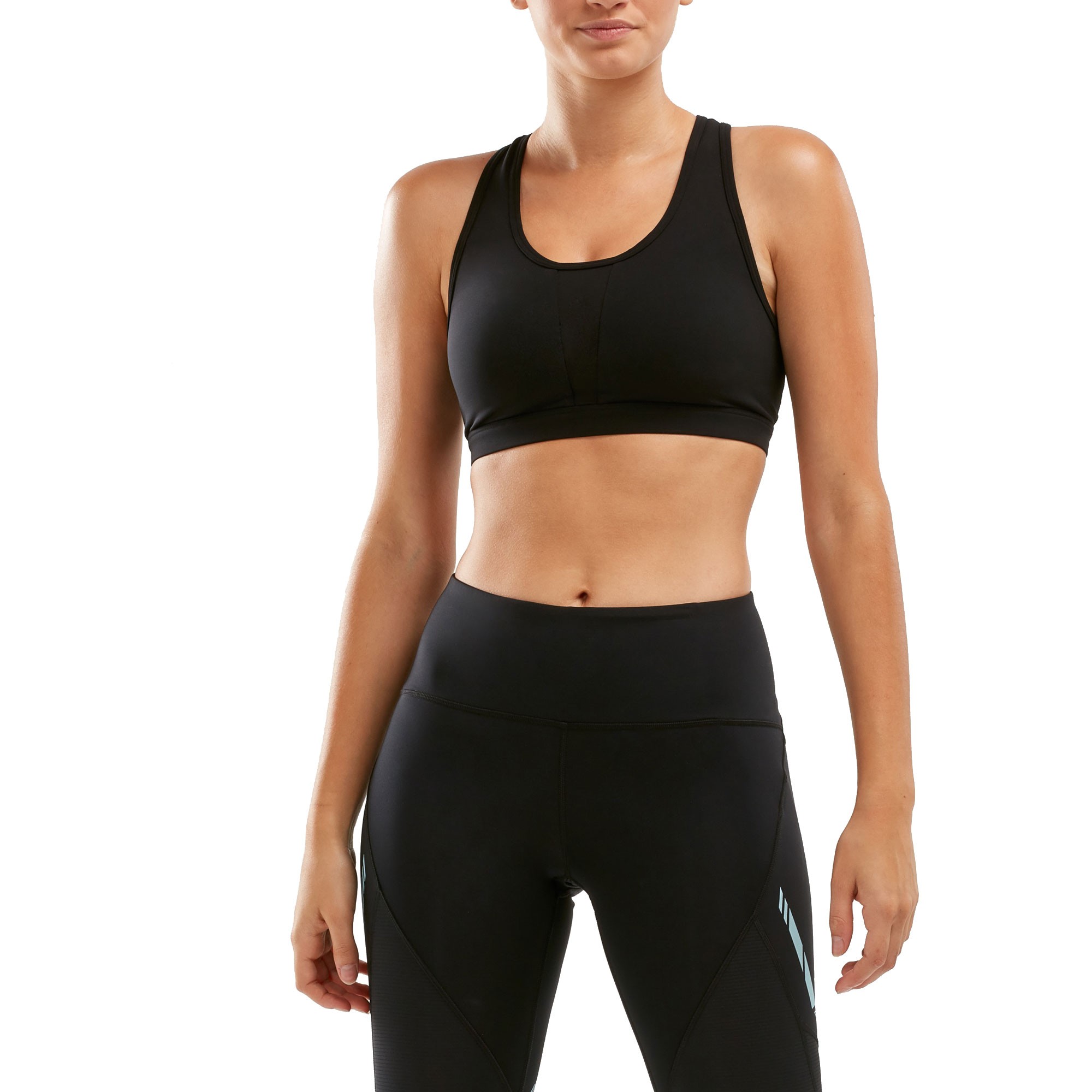 2XU Perform Womens Medium Impact Crop Run Top | Sigma Sports