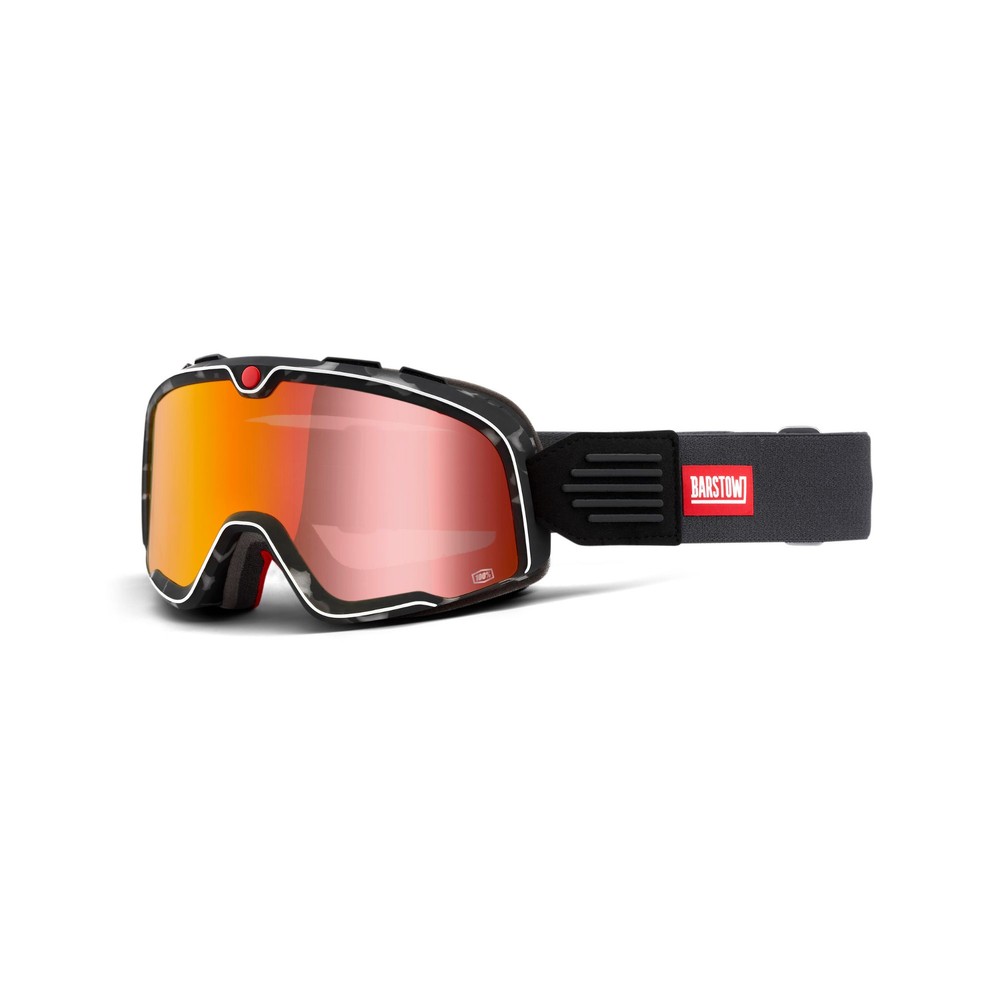 100% Barstow Goggles with Red Mirror Lens | Sigma Sports