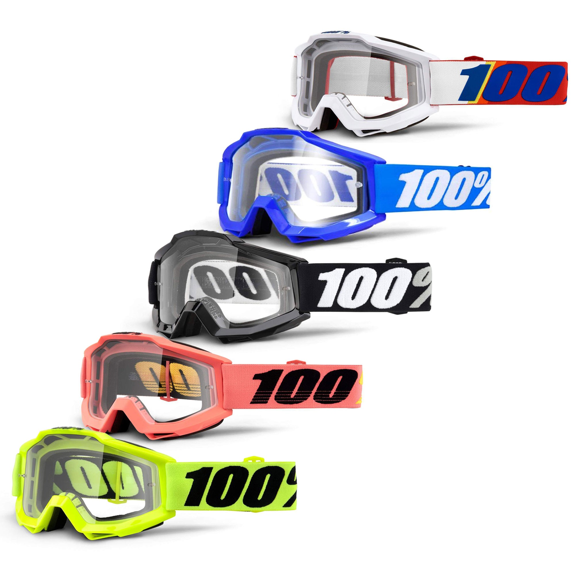 100% Accuri Goggles with Clear Lens | Sigma Sports