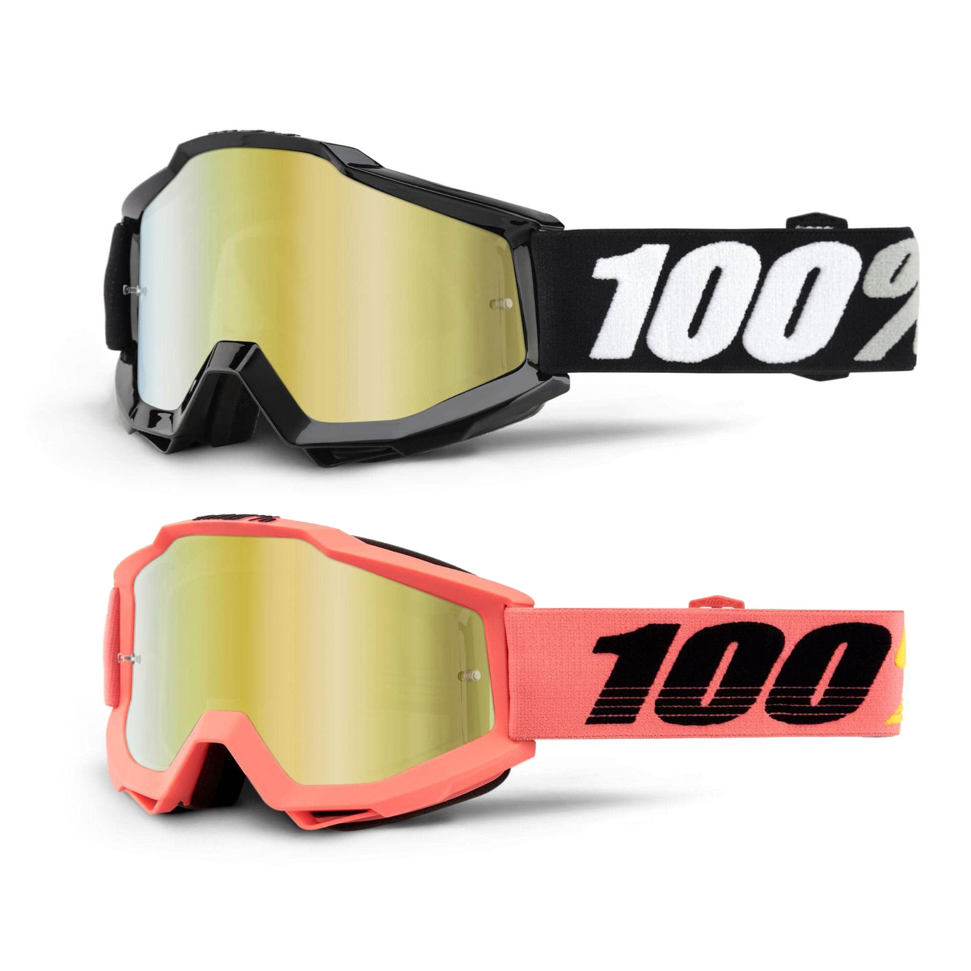 100% Accuri Goggles with Gold Mirror Lens | Sigma Sports
