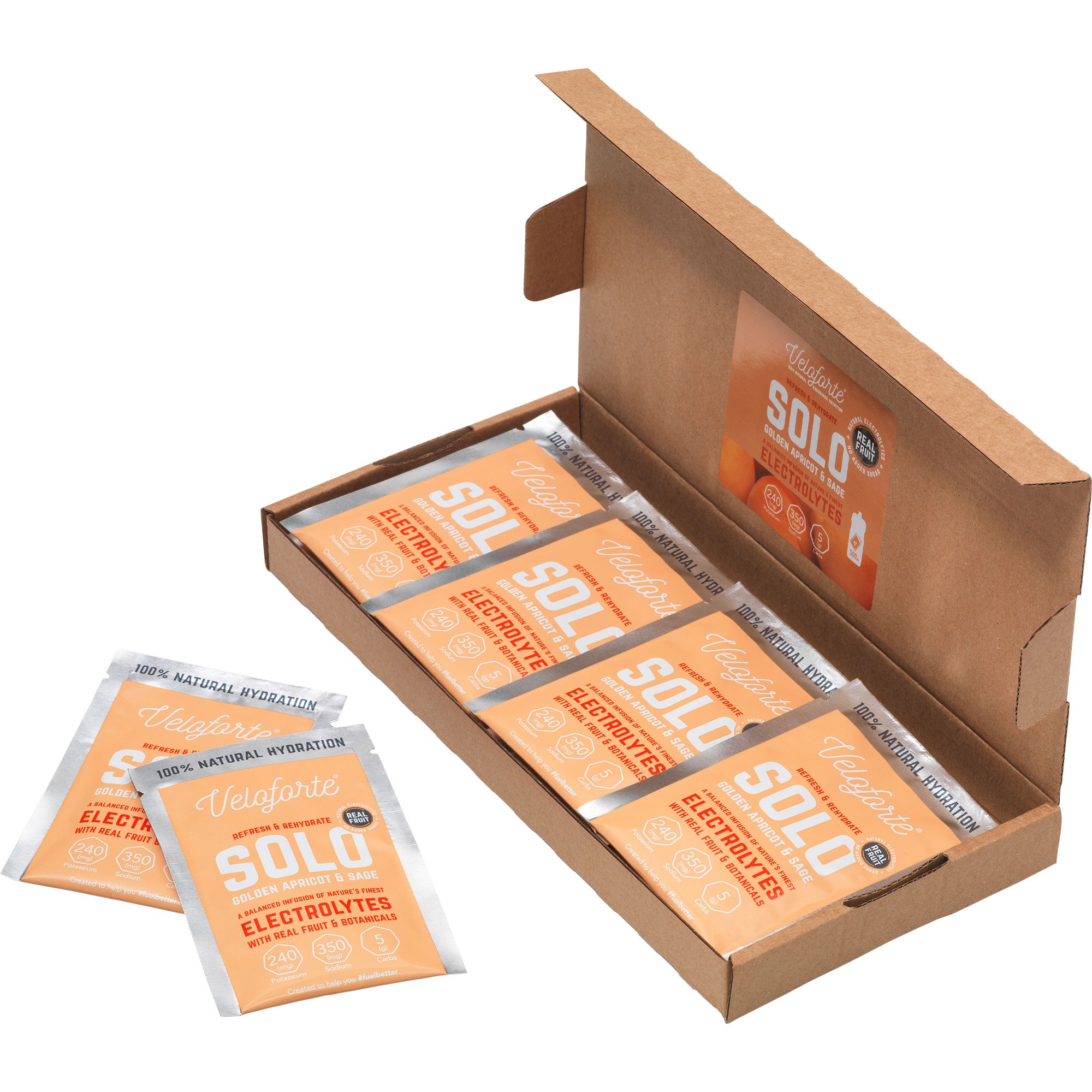Veloforte Solo Hydration Sachet Box of 12 x 7g | Sigma Sports