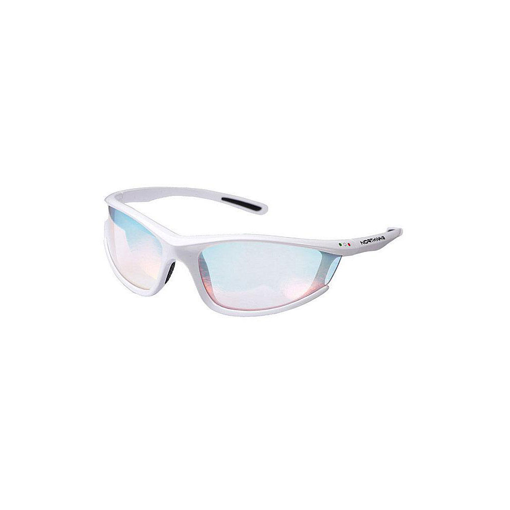 Northwave Predator Glasses White Tri Colour Clear Lens | Sigma Sports