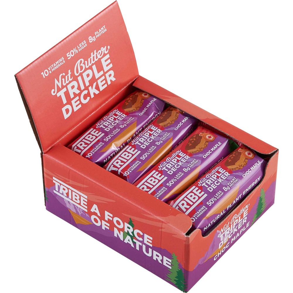 Tribe Triple Decker Bar Box of 12 | Sigma Sports
