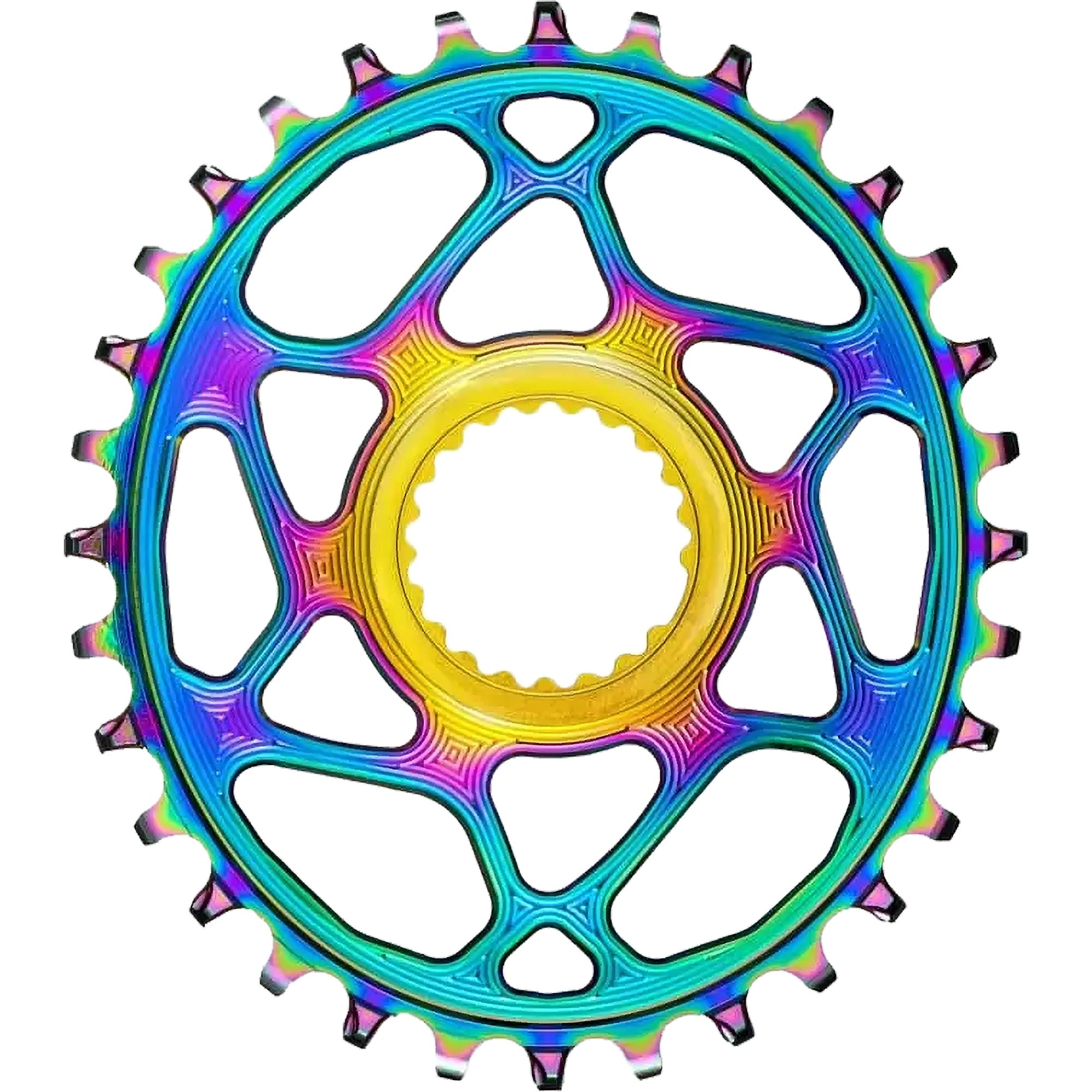 absoluteBLACK Oval Shimano Direct Mount 12S 1x MTB Rainbow Chainring ...