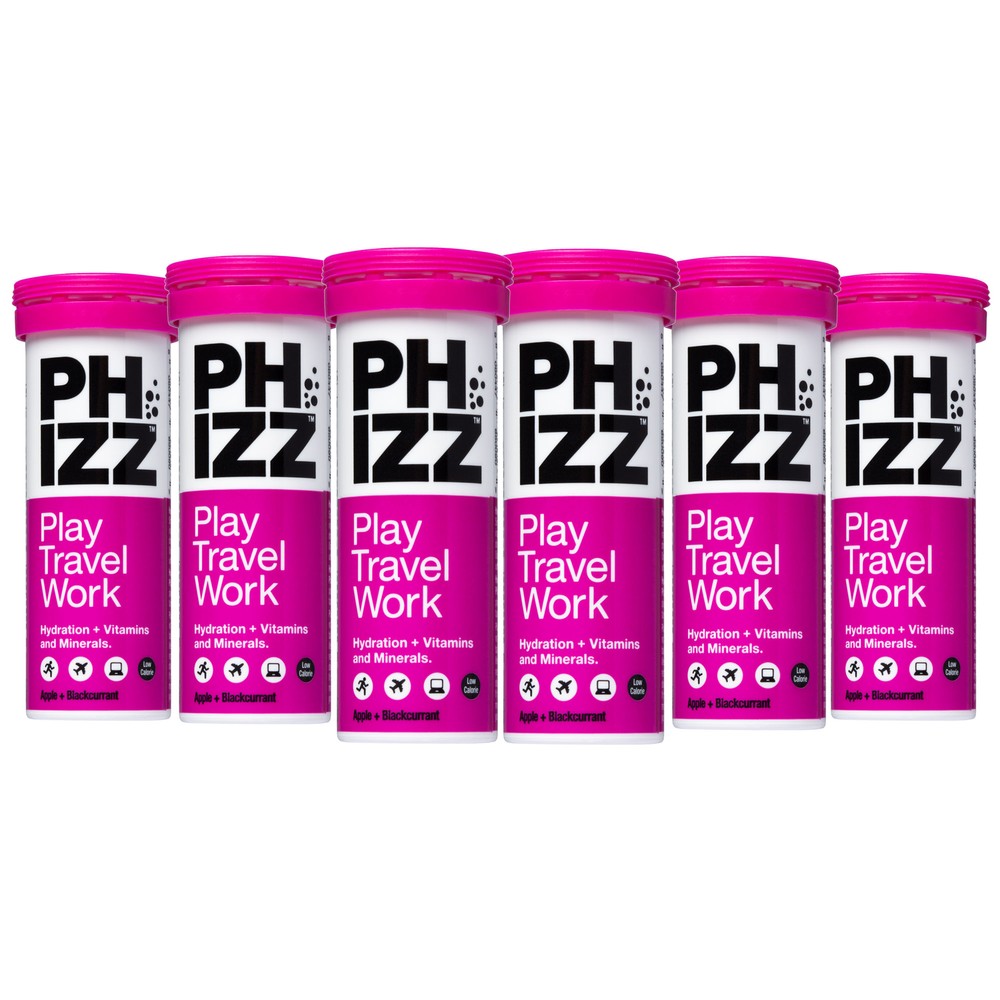Phizz Multivitamin and Hydration Tablets (10 tabs) 6 Pack | Sigma Sports