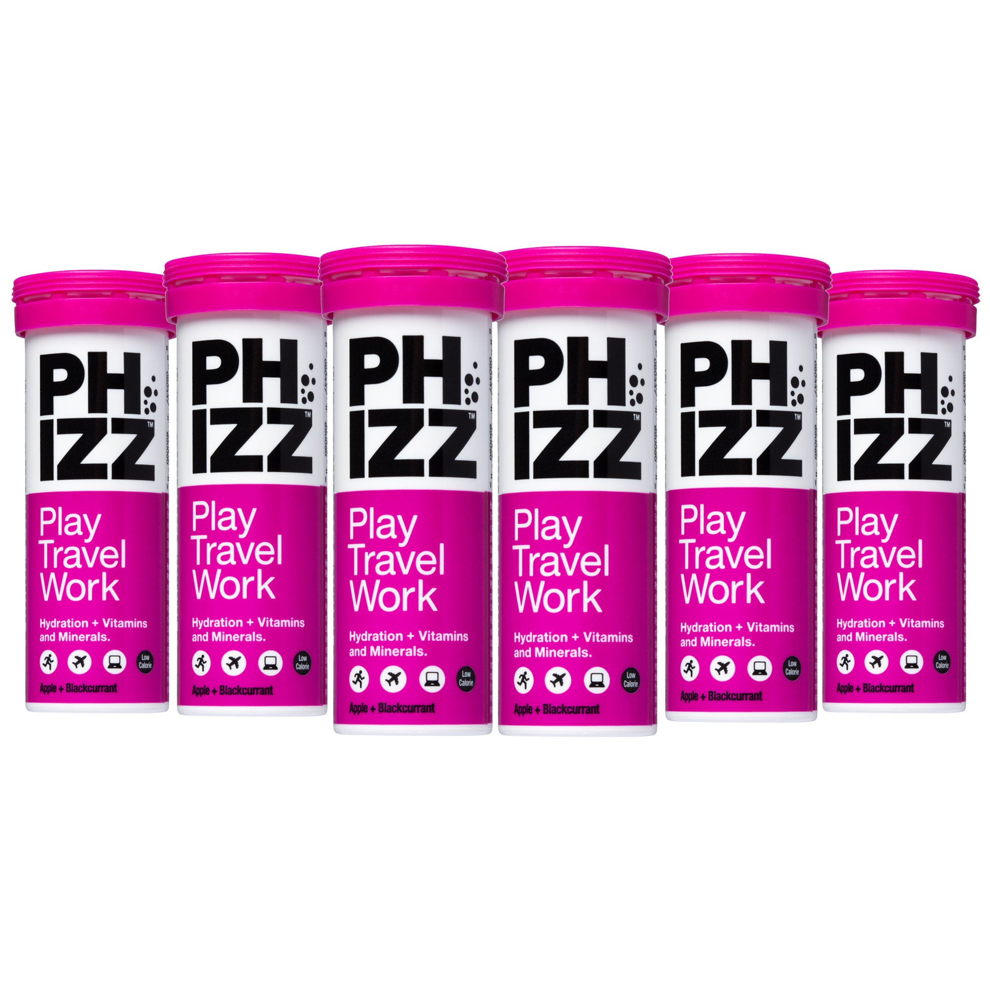 Phizz Multivitamin and Hydration Tablets (10 tabs) 6 Pack | Sigma Sports