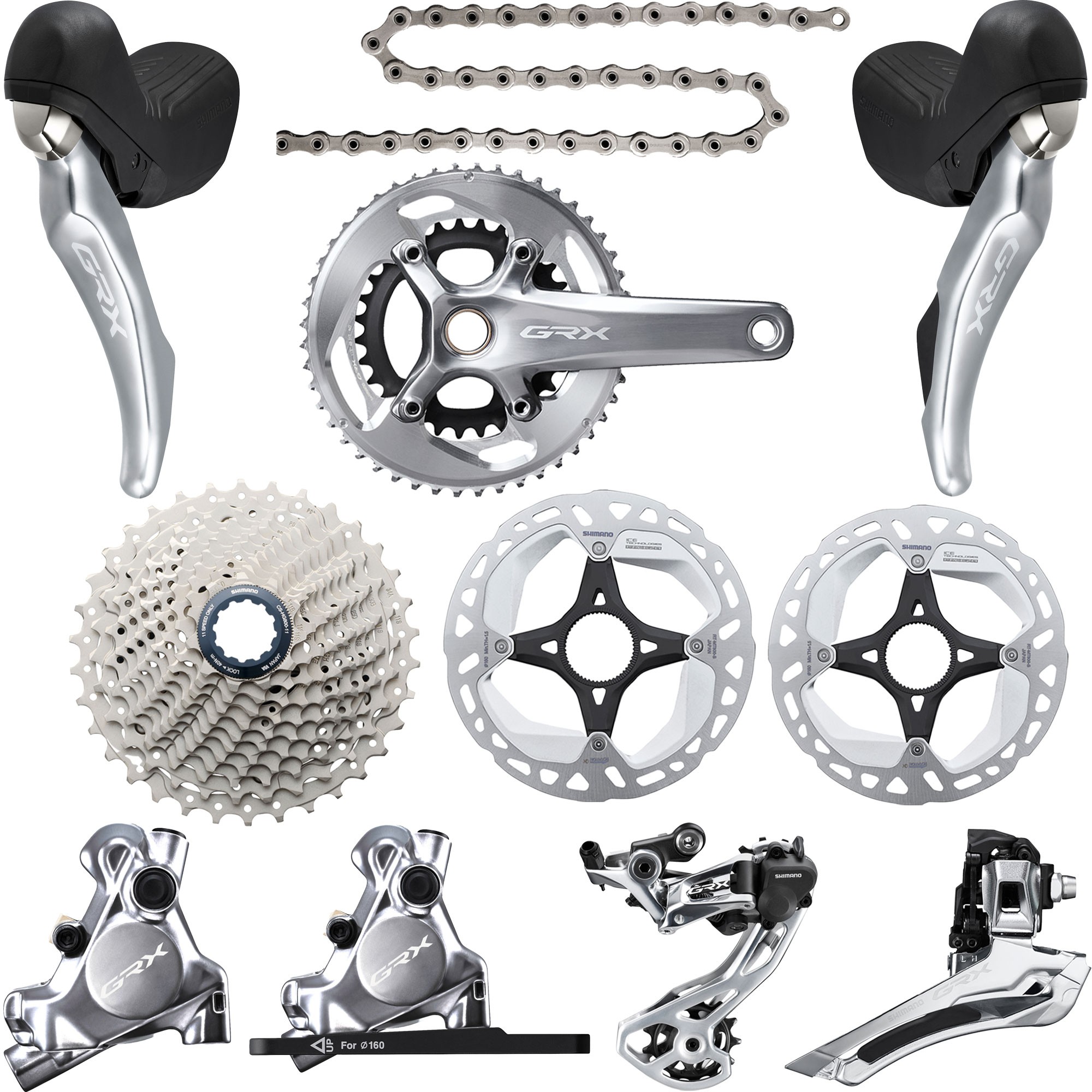 Shimano GRX Ltd Double 11-Speed Groupset | Sigma Sports