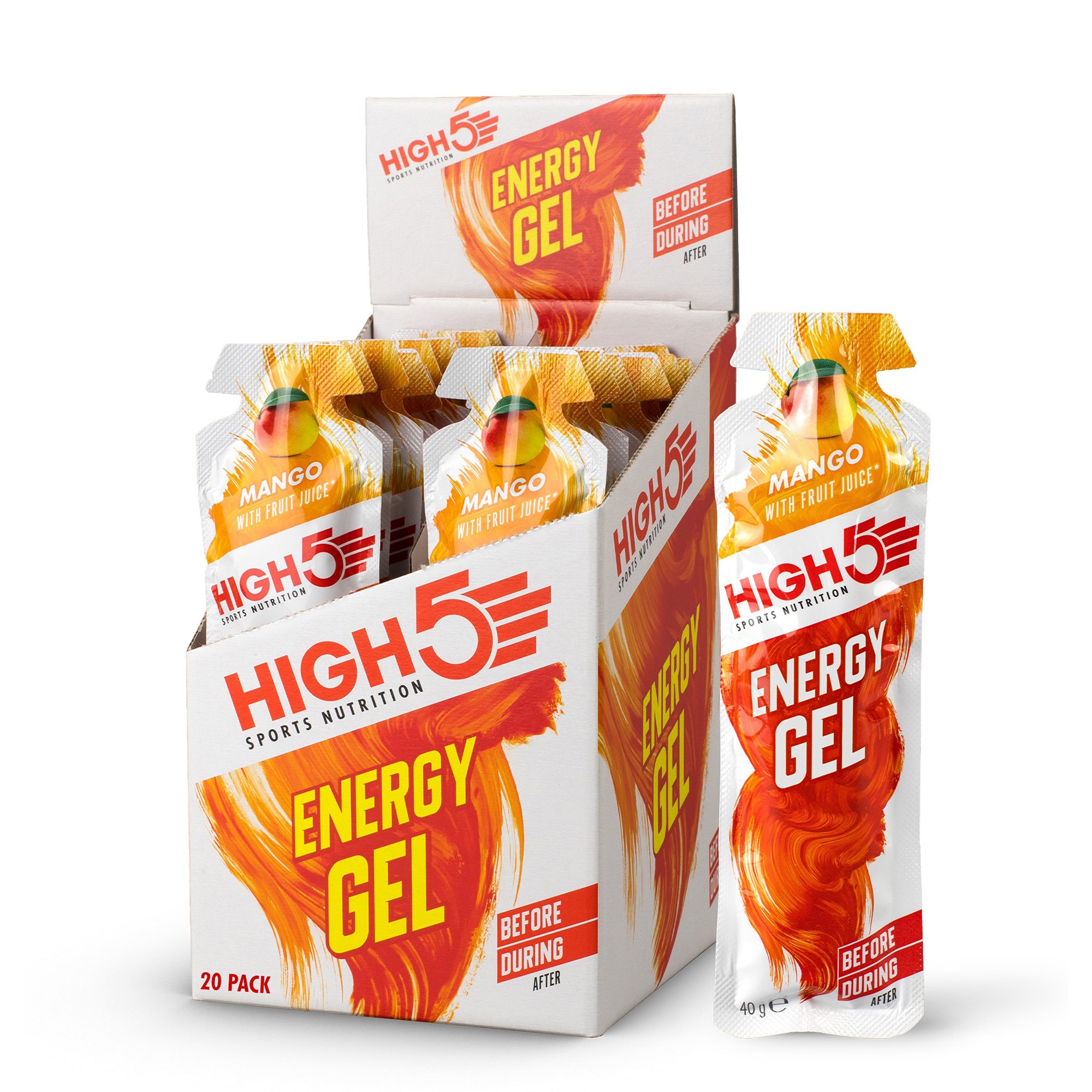 High5 Energy Gel Sachet Box of 20 x 40g | Sigma Sports