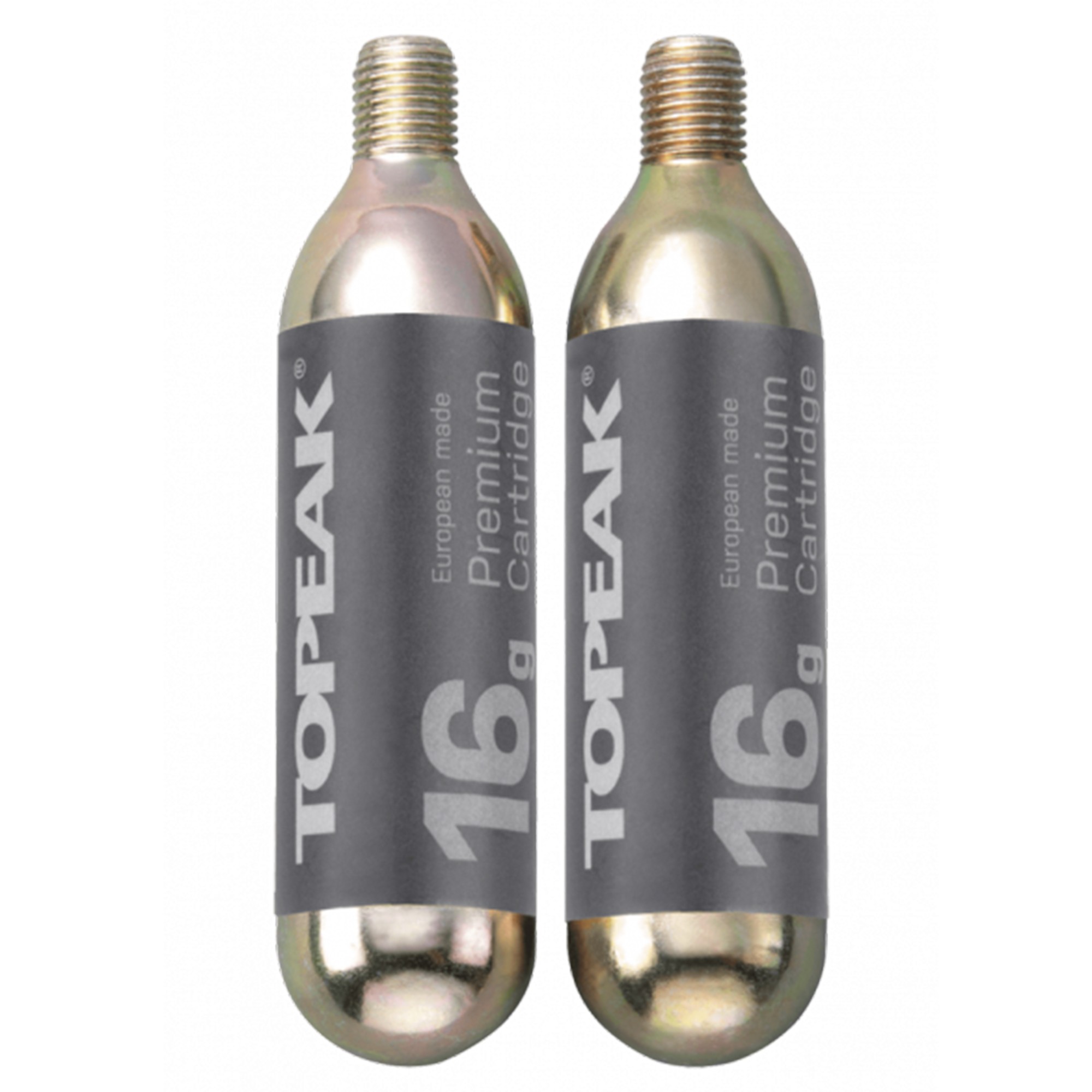 Topeak Co2 Threaded Cartridges - 16g | Sigma Sports
