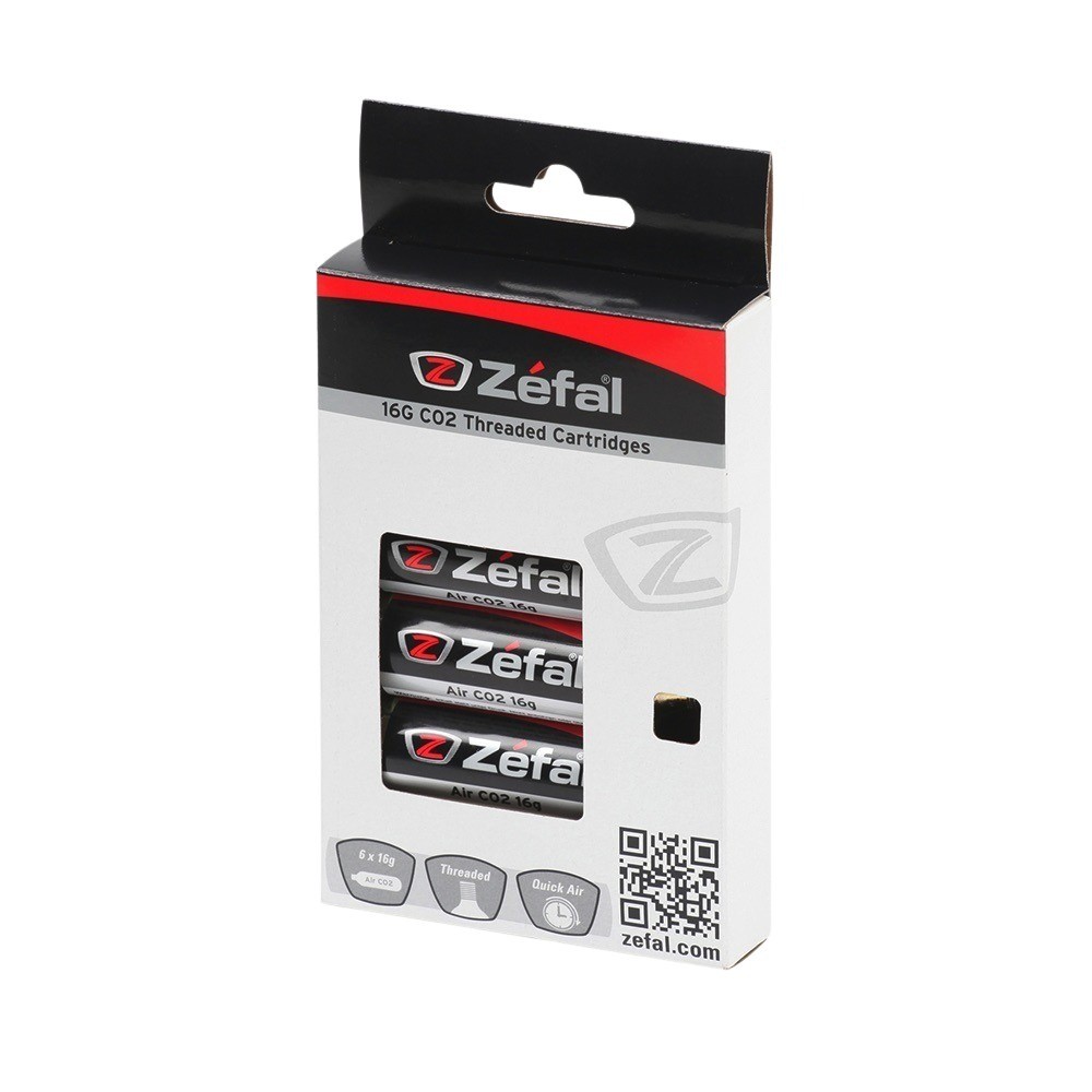 Zefal Co2 Threaded Cartridges 6 Pack - 16g | Sigma Sports