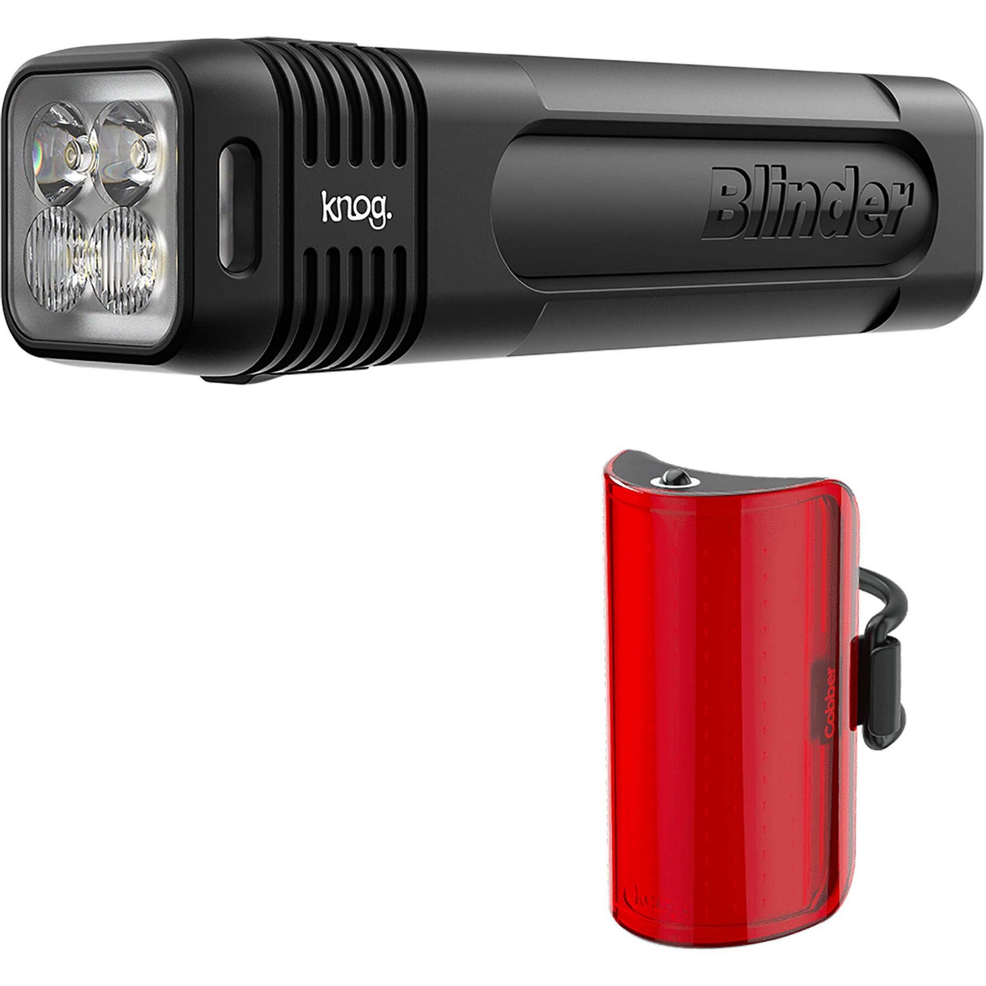 Knog Blinder Pro 900 and Mid Cobber Rear Light Set | Sigma Sports