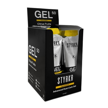 Styrkr Gel50 Energy Gel x12 | Sigma Sports
