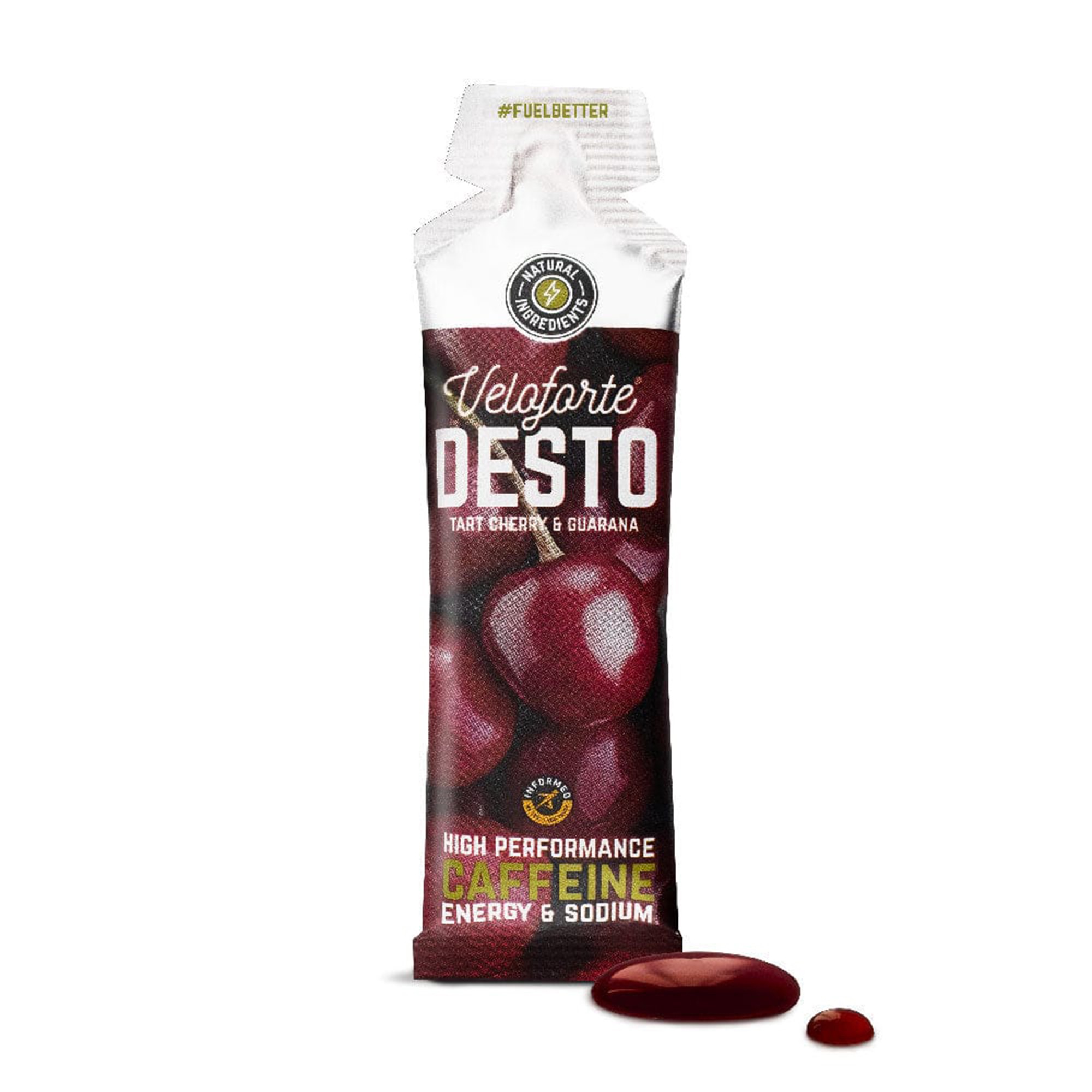 Veloforte Desto Natural Energy Gel with Caffeine | Sigma Sports
