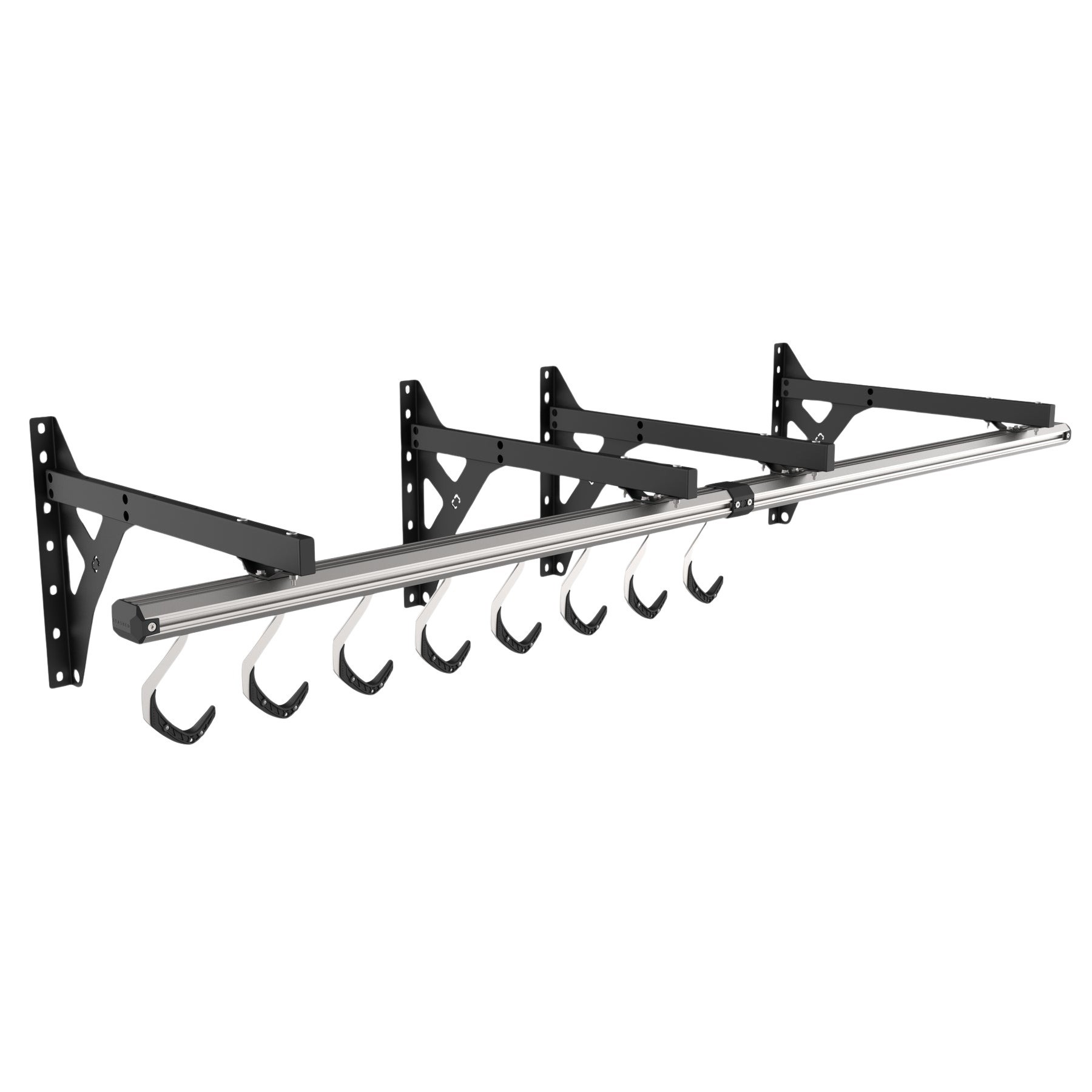 Stashed SpaceRail Bike Storage System - Wall - 8 Hooks | Sigma Sports