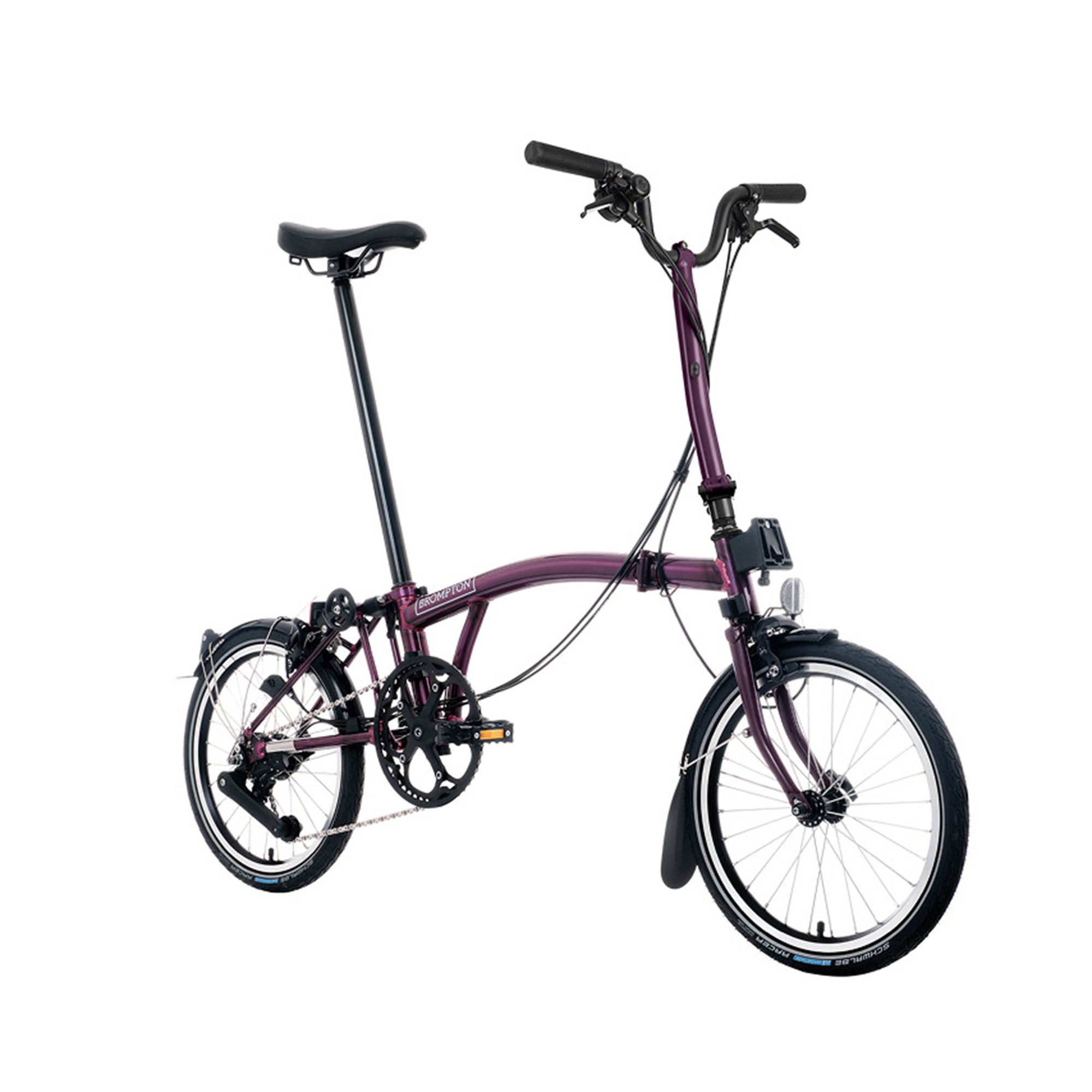 Brompton C Line 12 Speed Mid Bar Folding Bike With Lacquer Finish 2025 ...