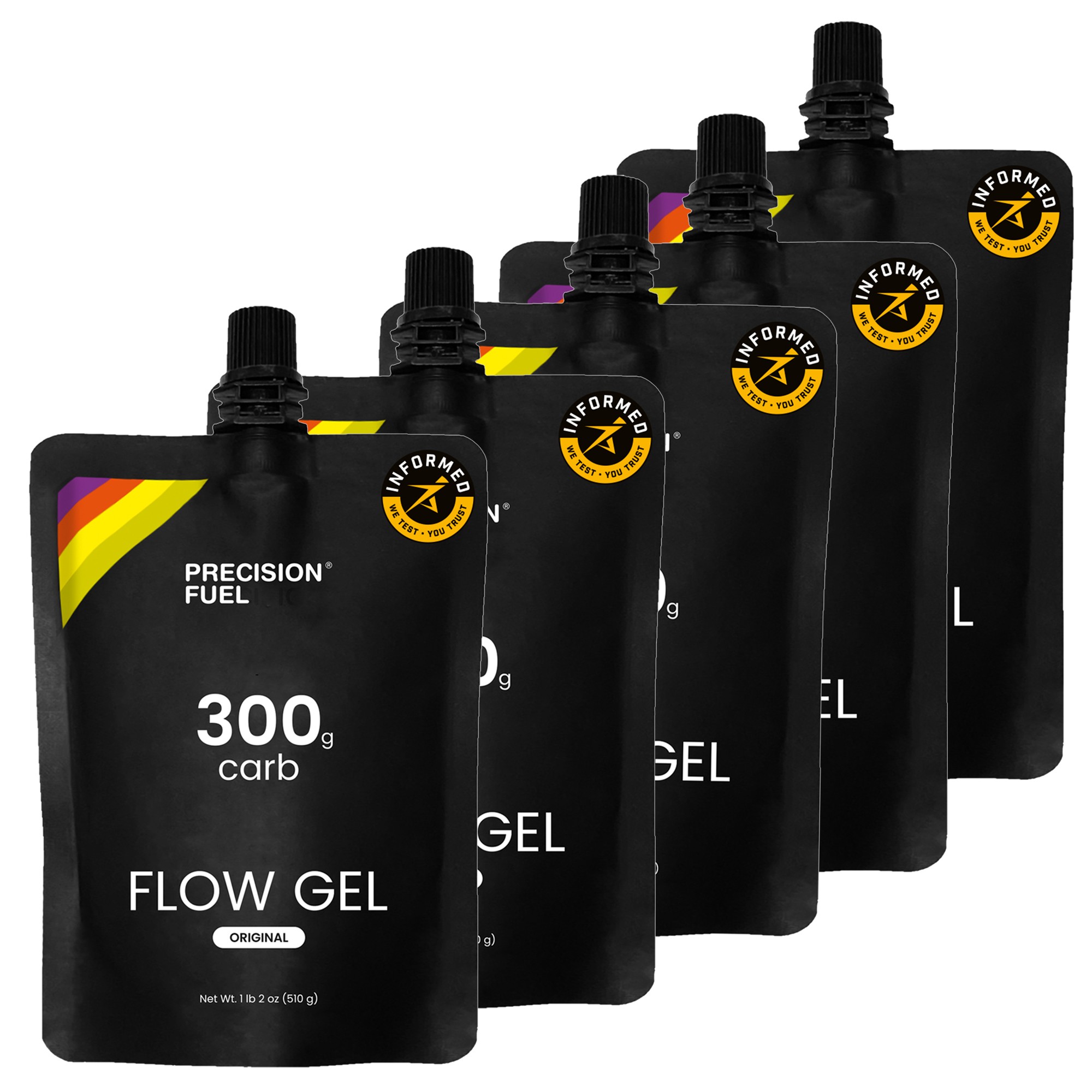 Precision Fuel & Hydration PF 300 Flow Gel - Box x5 | Sigma Sports