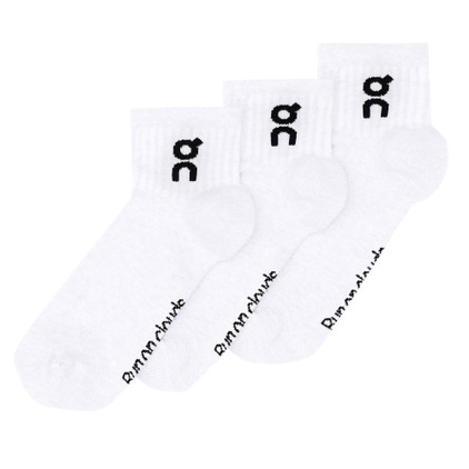 On Running Triple Pack Logo Socks Mid | Sigma Sports
