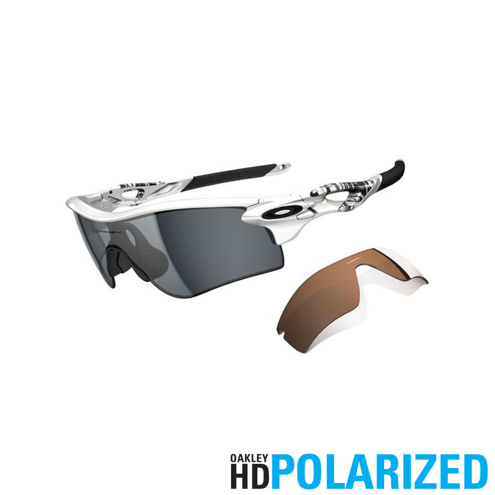 Oakley Radarlock Path Glasses White Frame Polarized / Iridium | Sigma ...
