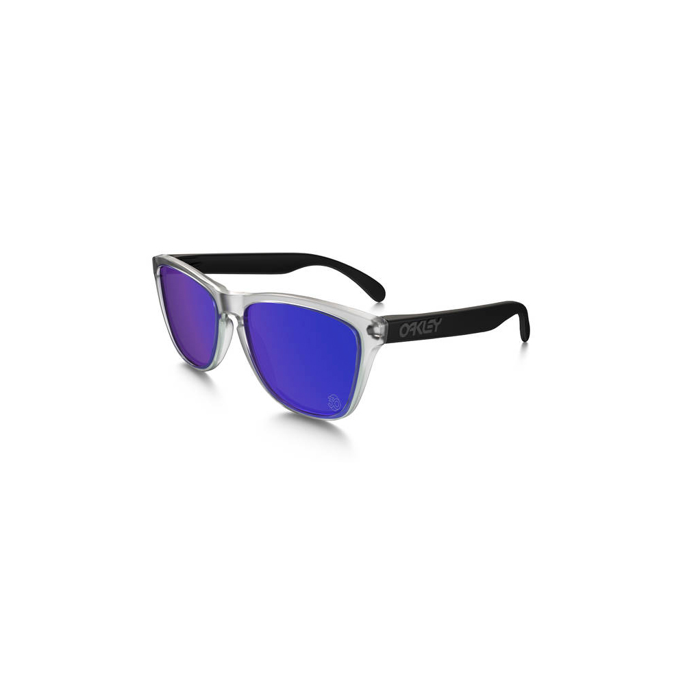 Oakley Heritage Frogskins Matt Clear with Violet Iridium Lens | Sigma ...