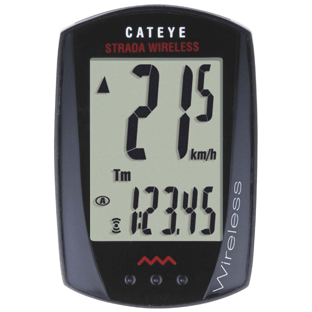 Cateye Strada Wireless Computer Black | Sigma Sports