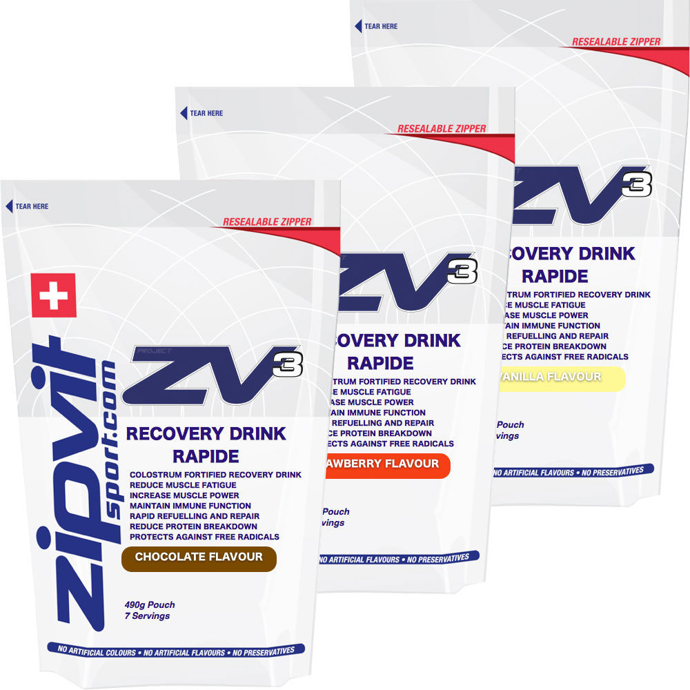 ZipVit Sport ZV3 Recovery Drink Rapide 490g Pouch | Sigma Sports