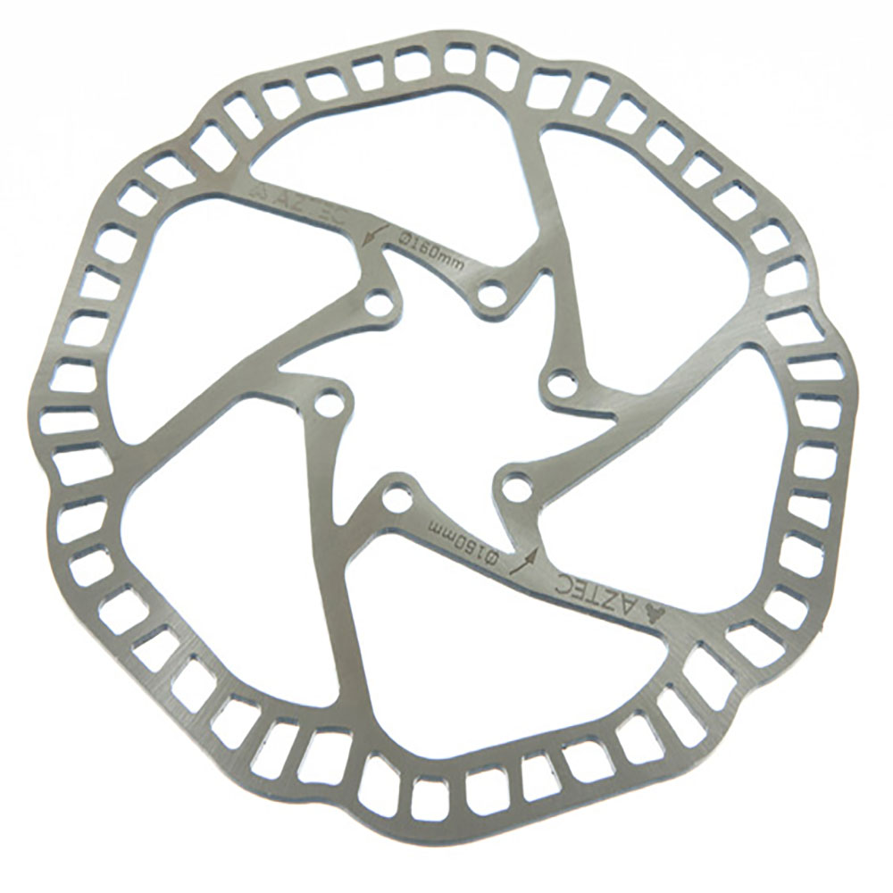 Aztec Stainless Steel Fixed Disc Rotor - 180 mm | Sigma Sports