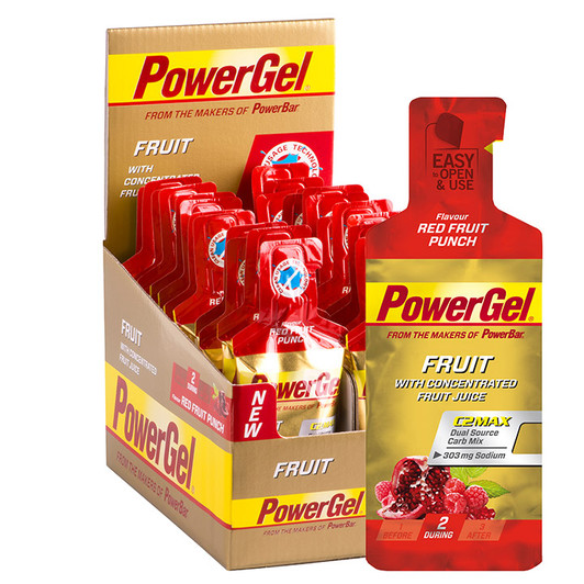 PowerBar PowerGel Fruit Energy Gel Box of 24 x 41g | Sigma Sports